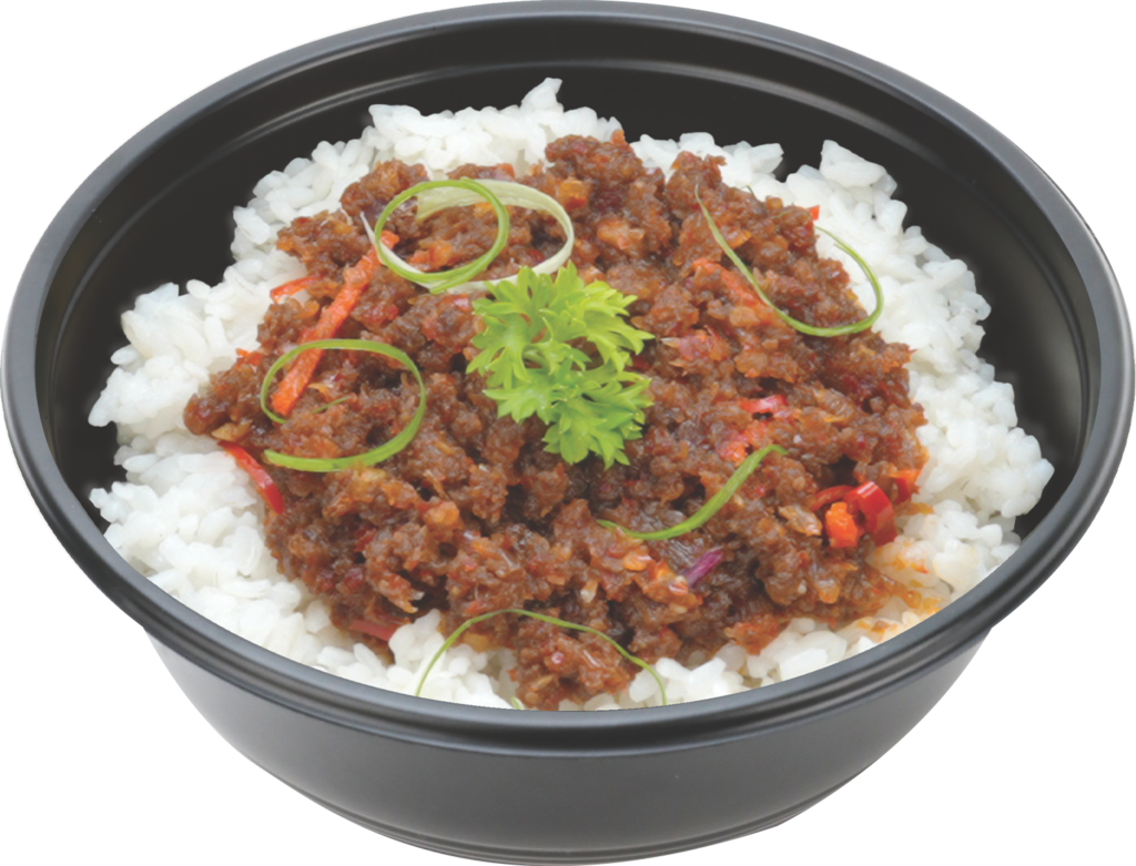 Bento Nasi Juara – Nasi Daging Sapi Cincang Khas Lombok – A YANI 151